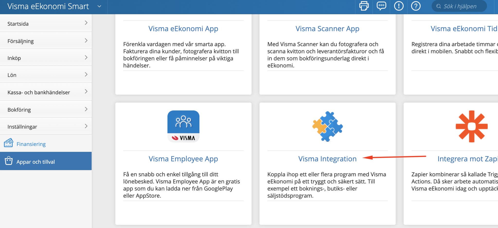 Aktivera Visma eEkonomi API - Wetail Docs